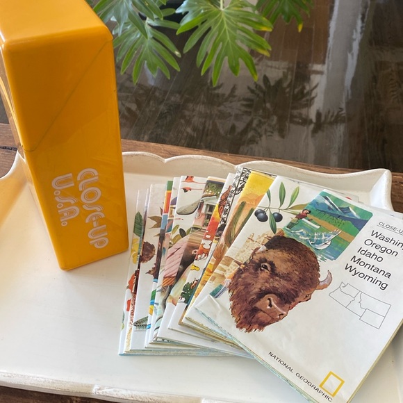 Vintage | Other | Vintage National Geographic Closeup Usa State Maps ...